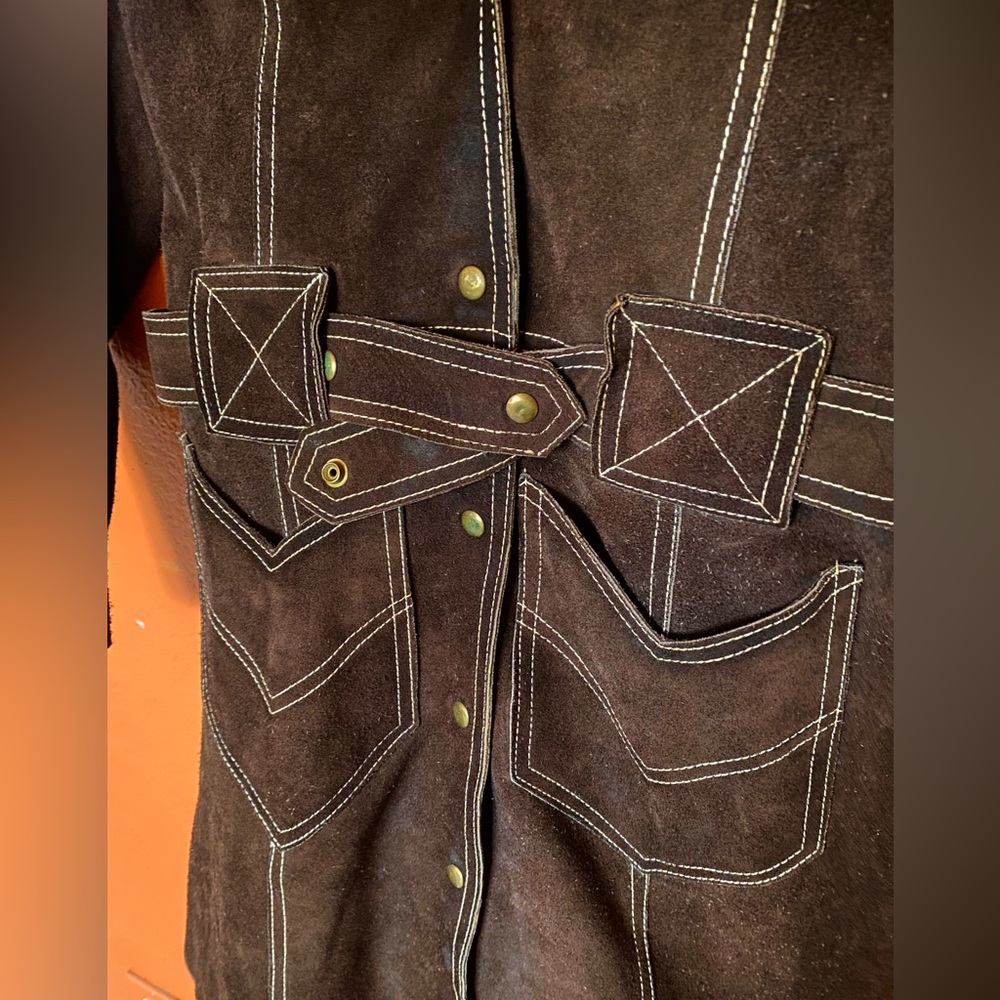 Vintage Leather 70’s Western Funk Jacket - Gem
